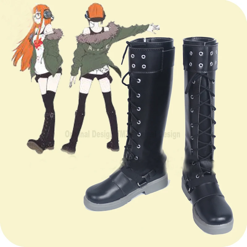 Persona-5-Navi-Futaba-Sakura-Black-Cosplay-Shoes-Boots-Anime-Halloween ...