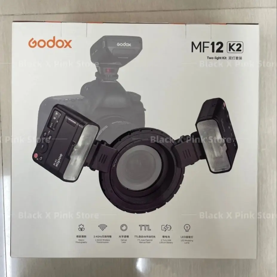 Godox-MF12-MF12-K2-Macro-Flash-2-Light-Kit-2-4-GHz-Wireless-Control ...
