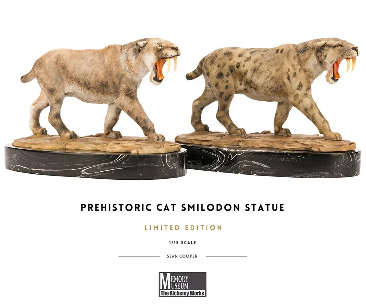 Memory-Museum-X-Alchemy-Works-1-15-Scale-Smilodon-Statue-Saber-toothed ...