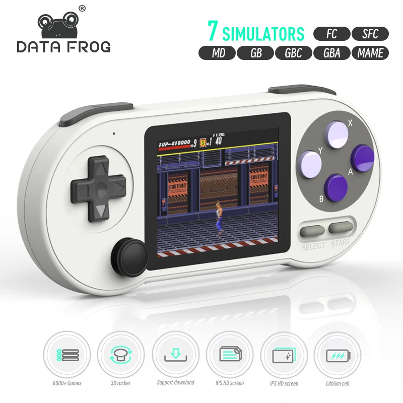 DADOS FROG 3 polegada IPS SF2000 Portátil Handheld Game Console ...