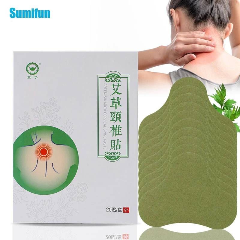 20Pcs-Box-Wormwood-Medical-Plaster-Neck-Patches-Cervical-Spondylosis ...