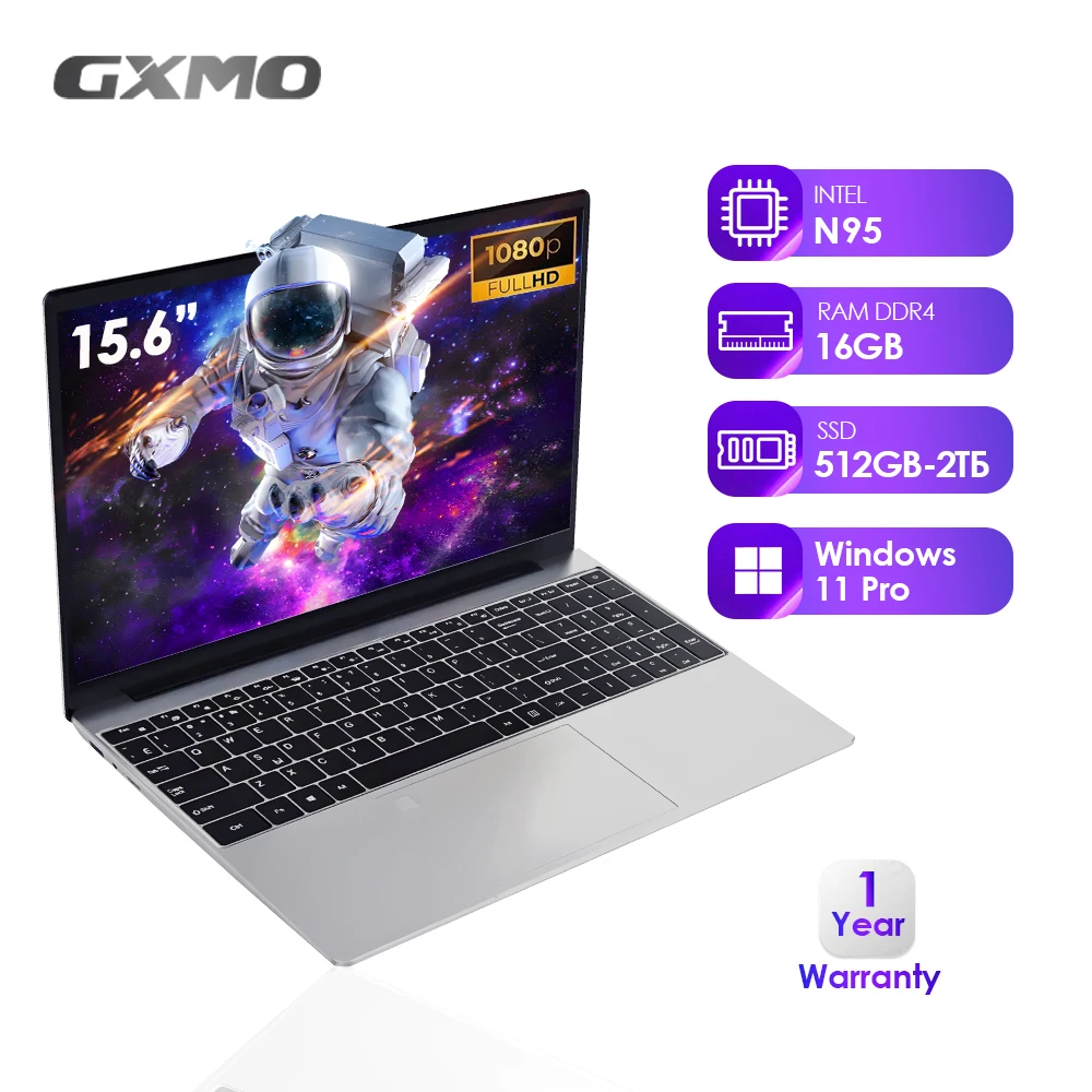GXMO-15-6-inch-Laptop-IPS-FHD-Business-Laptop-Intel-N95-Laptop16GB-RAM-Backlight-Keyboard ...