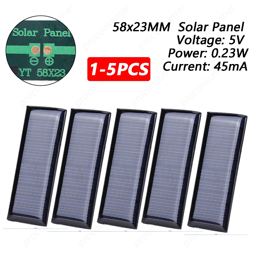 1-5PCS-5V-45MA-Poly-Solar-Panel-Mini-Solar-Cell-Panel-Module-DIY-for-3 ...
