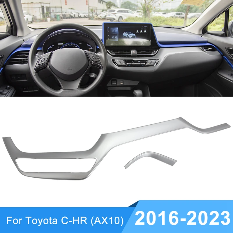 Car-Dashboard-Console-Panel-Trim-Sticker-For-Toyota-CHR-C-HR-AX10-2016 ...