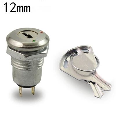 1Set-12mm-Metal-Key-Switch-250V-ON-OFF-Lock-Switch-KS-02-Electronic-Key ...