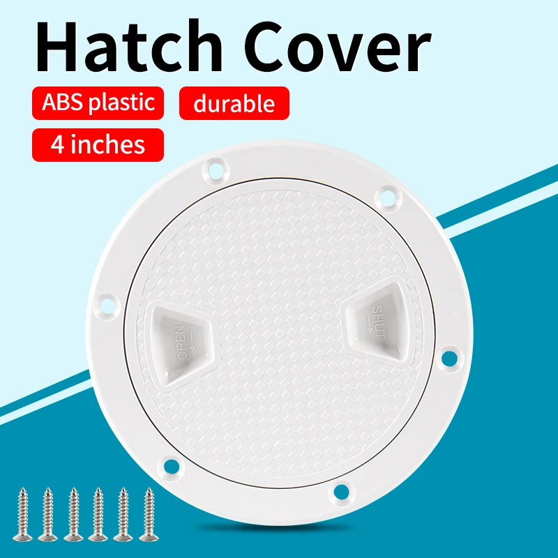 ABS-Round-Deck-Inspection-Access-Hatch-Cover-Plastic-White-Black-Boat ...