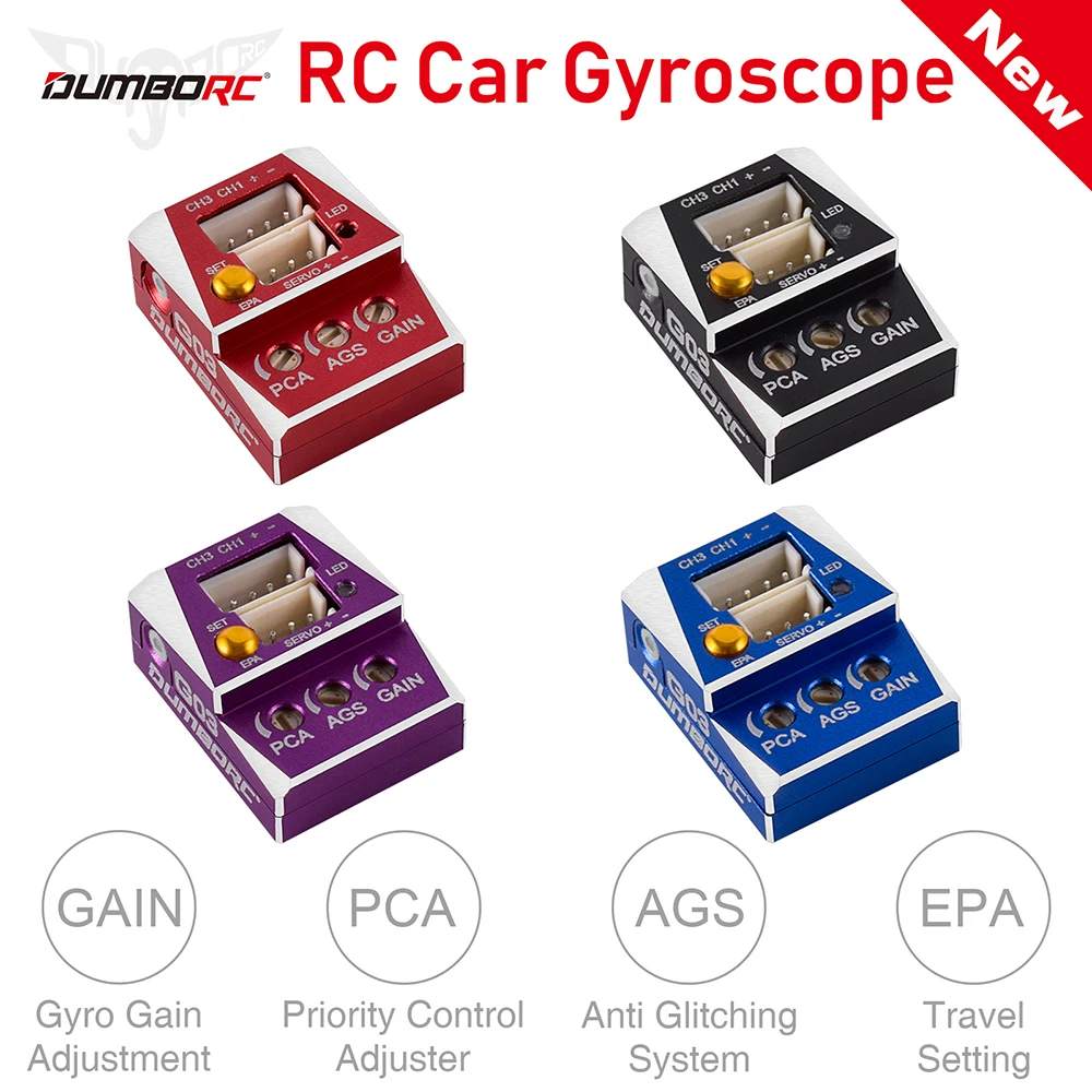 DUMBORC-Gyro-G03-G02-Automatic-Stability-Control-Gyroscope-for-RC-Drift ...