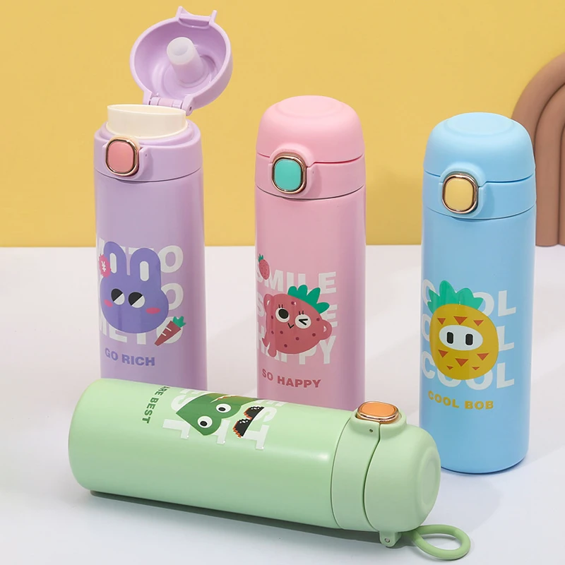 420ML-Cartoon-Thermos-Bottle-Stainless-Steel-Thermal-Mug-Kids-Thermal-Water-Bottle-Vacuum-Flask ...