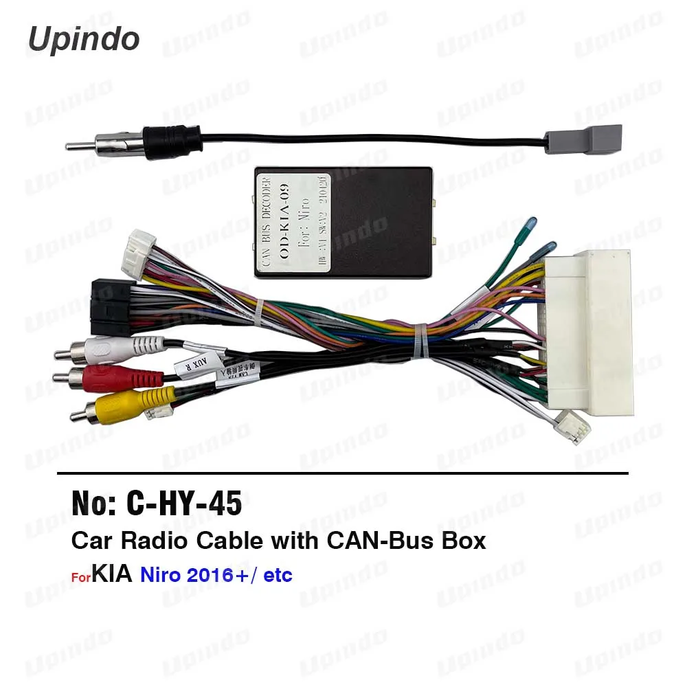 Car-Radio-Android-Head-Unit-Cable-CAN-Bus-Box-Adapter-Wiring-Harness ...