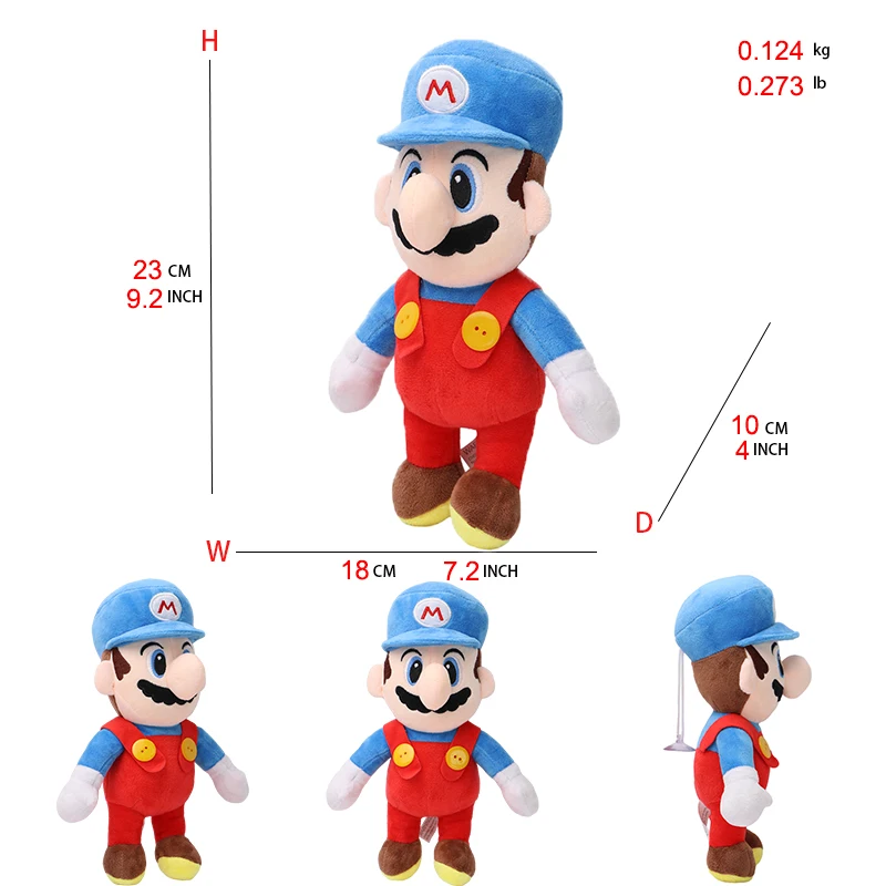 Bowser Mario Plush Toys King K.Rool Meowser Female Bowser Cartoon Game ...