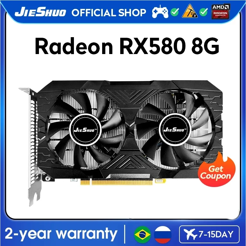 Jieshuo-amd-rx-580-8gb-2048sp-placa-gr-fica-de-v-deo-gddr5-256bit-gpu ...