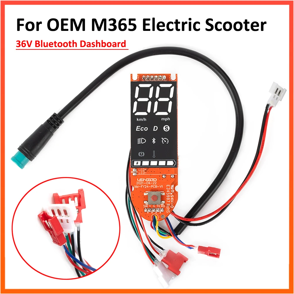 Dashboard Display Circuit Board For Oem M365 Pro Electric Scooter 36v ...