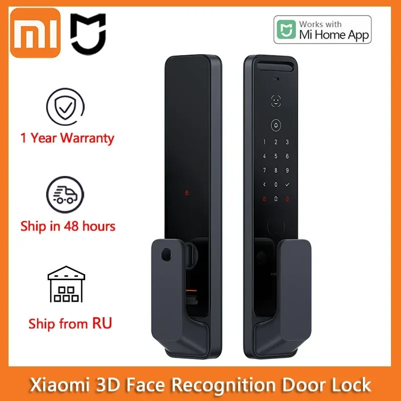 Original-Xiaomi-Smart-3D-Face-Recognition-Door-Lock-1S-Unlock-Face ...