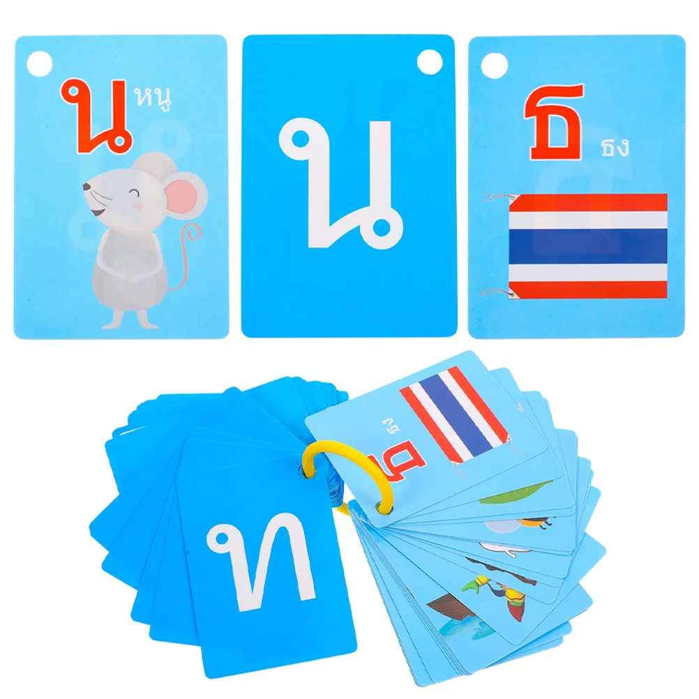45Pcs-Thai-Language-Learning-Cards-Funny-Words-Flash-Cards-Teacher ...