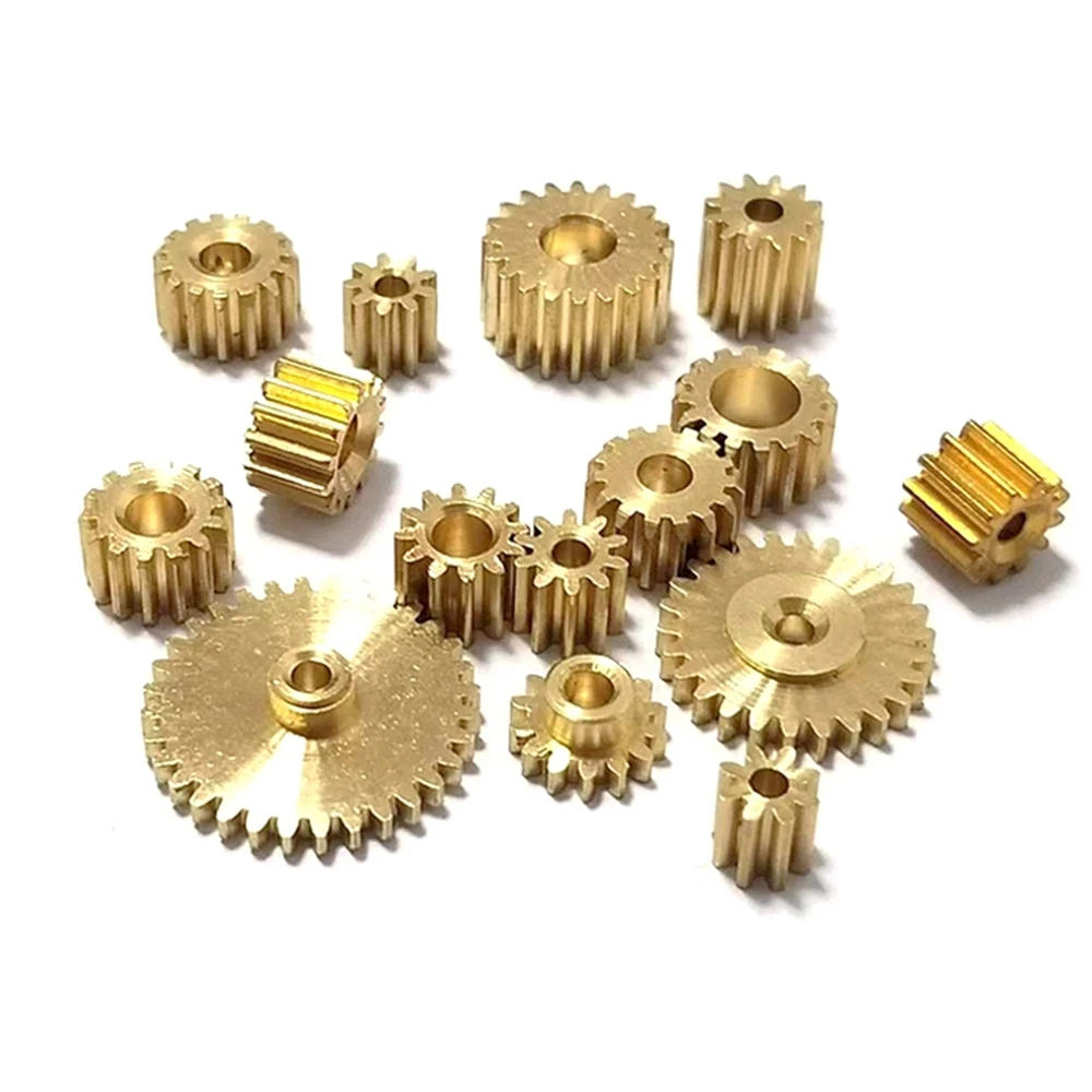 0.5M Copper Spur Gear DIY Model 8/9/10/11/12/14/15/16/20/26/32 Teeth ...