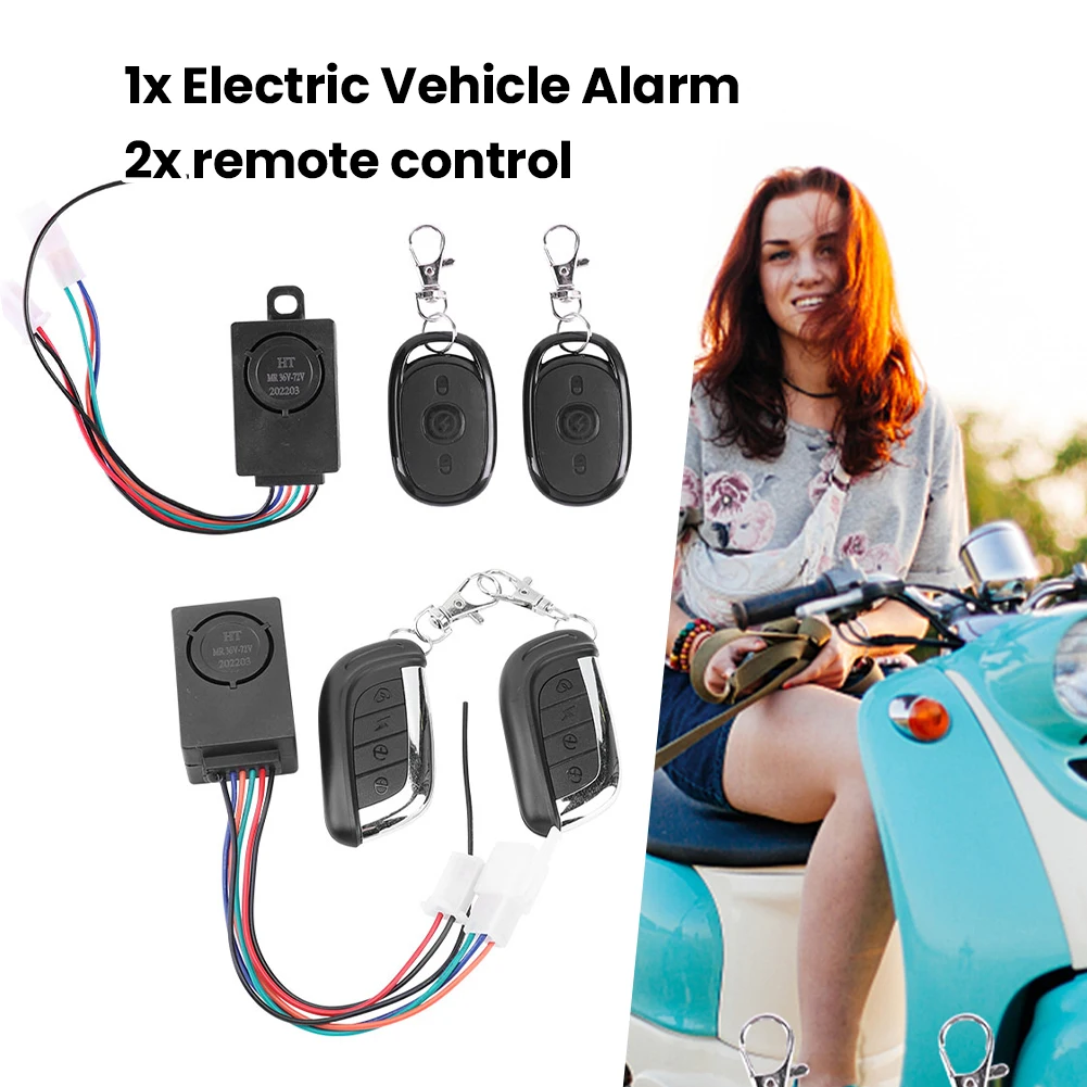 Remote Control Electric Scooter Alarms Security Systems Waterproof ...