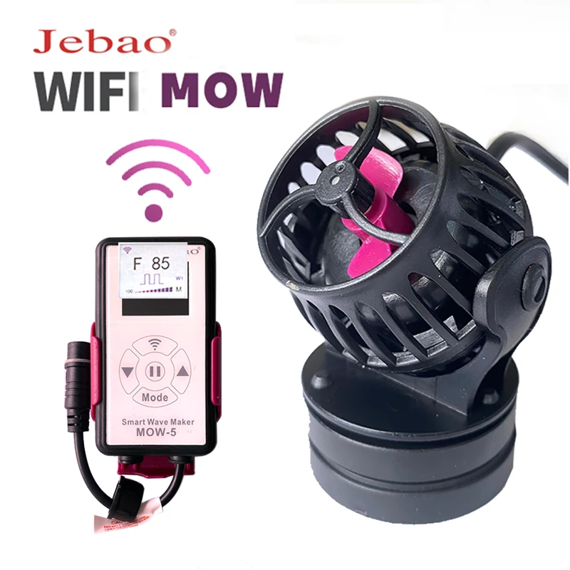 Jebao Mow Series Wave Pump Aquarium Water With Wifi Lcd Display Controller Wave Maker Pump Fish ...