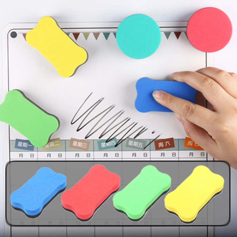 Drywipe Marker Cleaner Cute Bone Magnetic White Board Erasers School ...