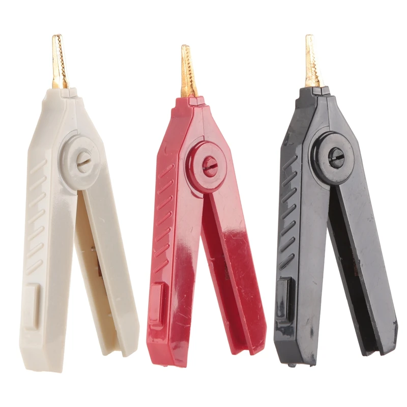 3Pcs-Alligator-Clamps-Copper-Gold-Plated-Alligator-Clamp-LCR-Kelvin ...