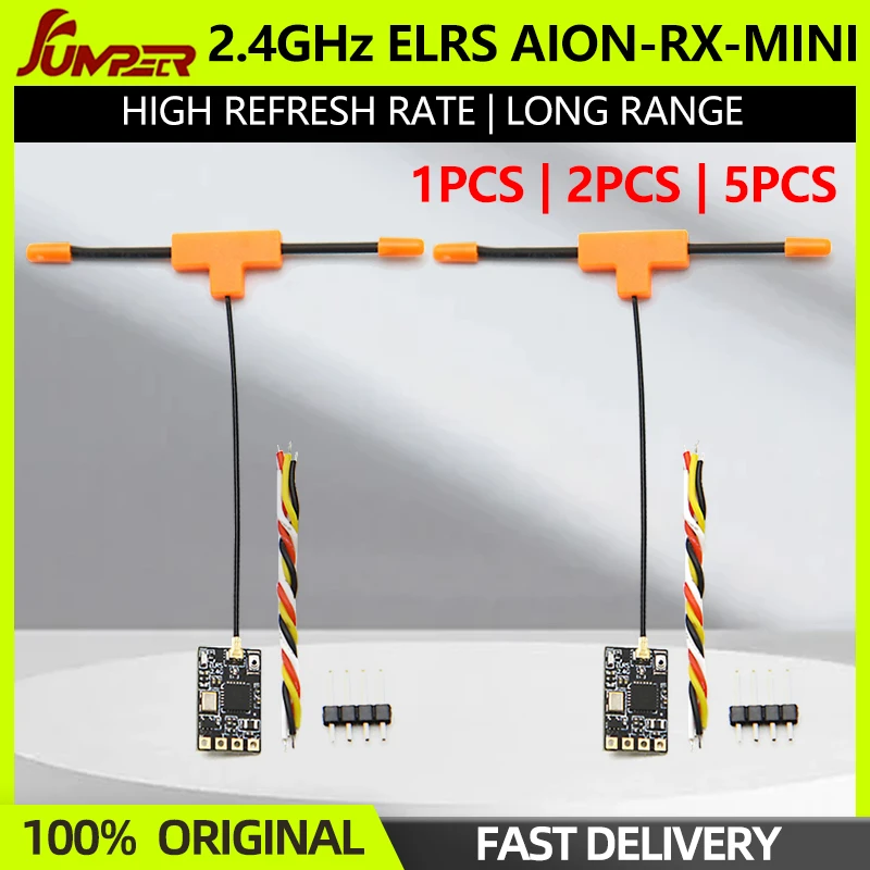 1-2-5PCS-JUMPER-2-4GHz-ELRS-Receiver-AION-RX-MINI-16CH-RX-Compatible ...