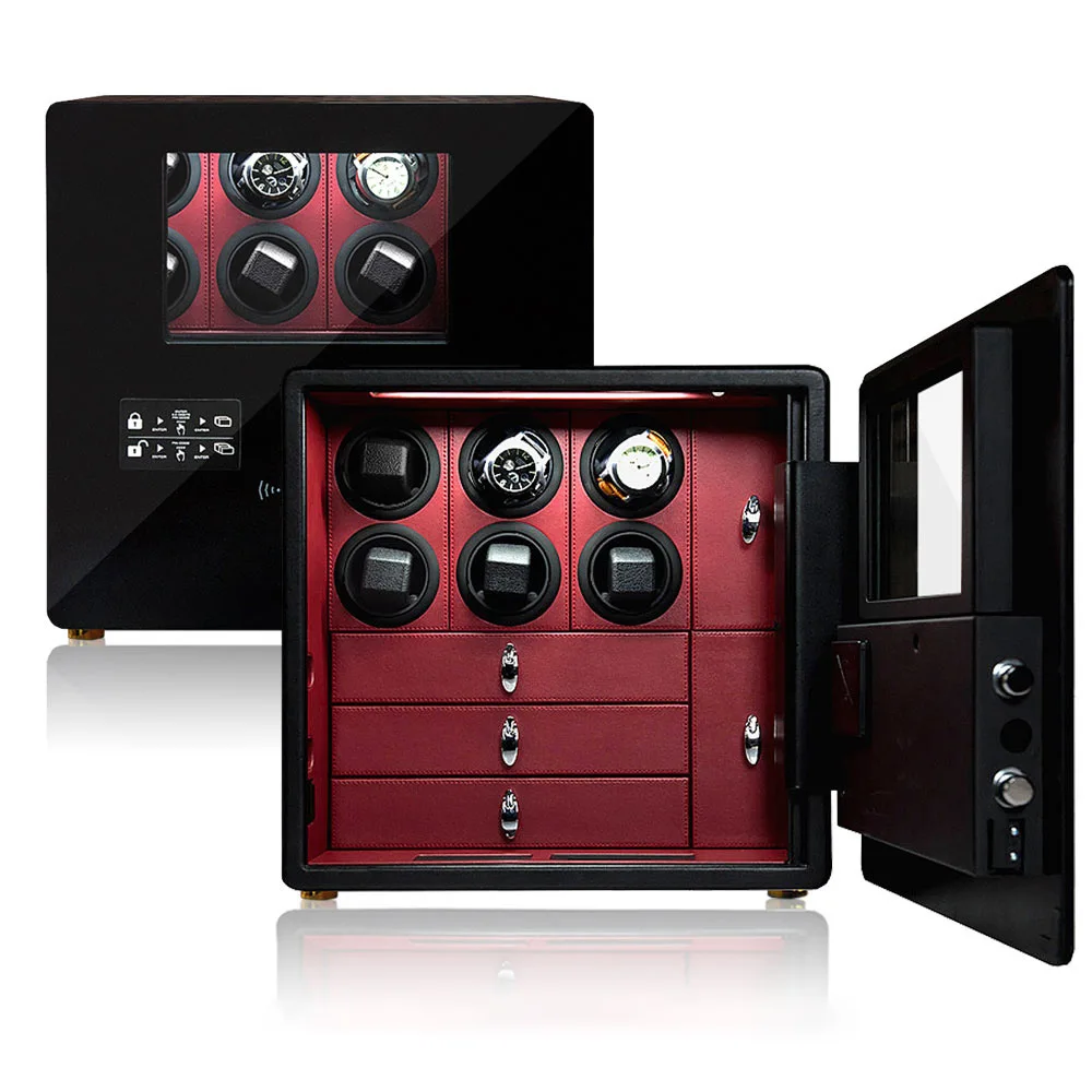 Theftproof-Automatic-Watch-Winder-Safe-Box-with-6-9-12-Slot-Watches-Box ...