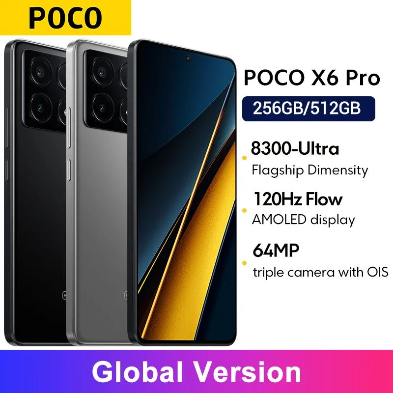 POCO-X6-Pro-5G-Global-Version-Smartphone-Dimensity-8300-Ultra-6-67-1-5K ...