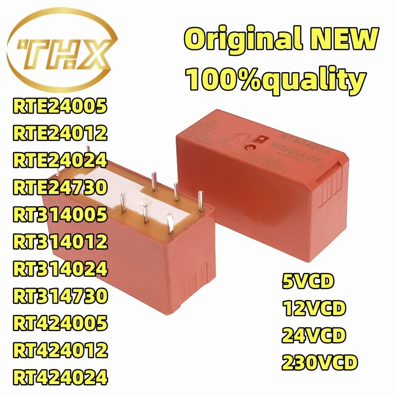 Relay-DIP8-RTE24005-5VCD-RT24012-12VCD-RT24024-24VCD-RT24730-RT314005 ...