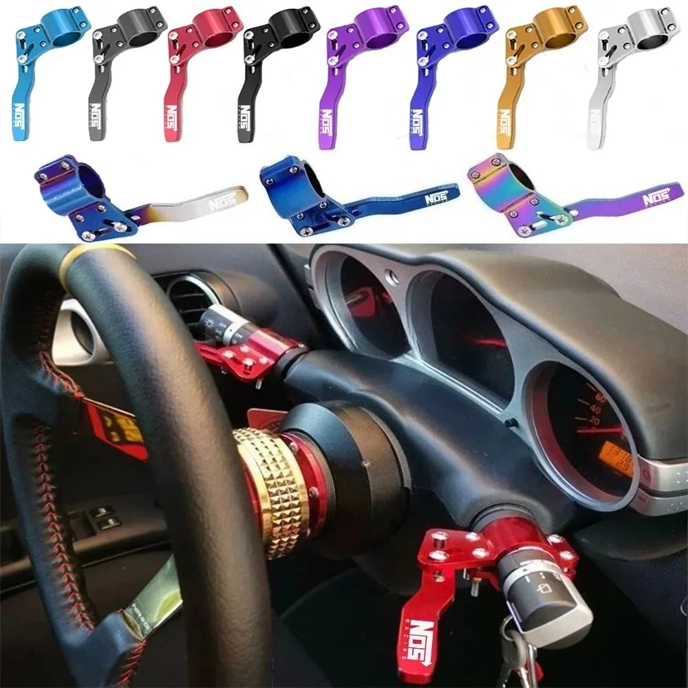 1PCS Universal Car Turn Rod Adjustment Steering Wheel Chrome Auto ...