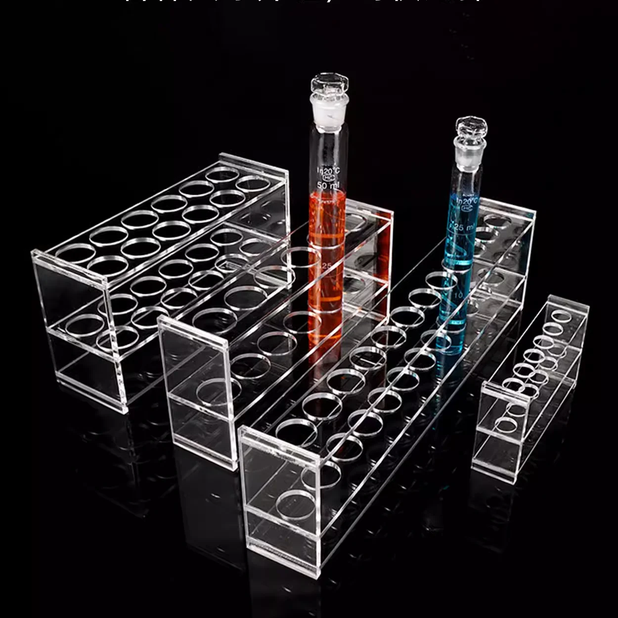 10ml-25ml-50ml-100ml-plexiglass-colorimetric-tube-rack-test-tube-rack-6 ...