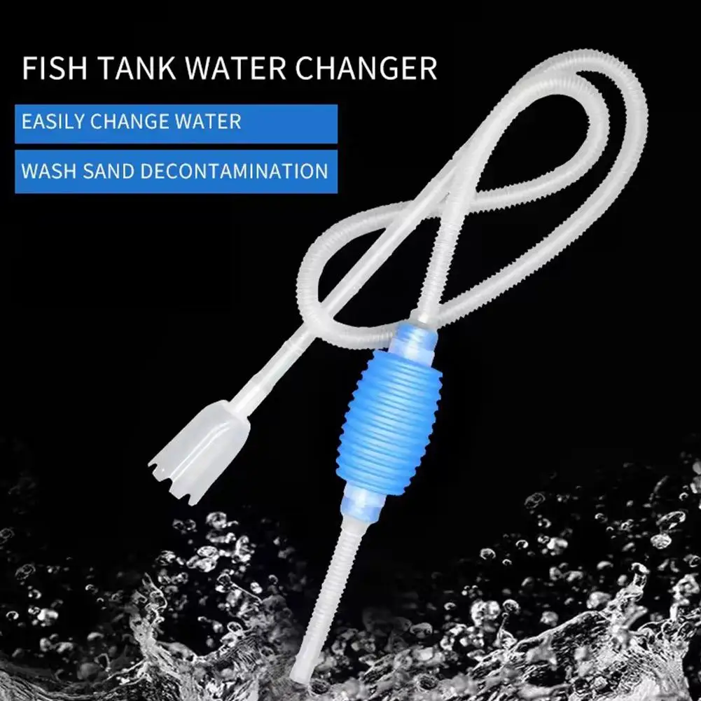 Aquarium-Siphon-Fish-Tank-Syphon-Vacuum-Cleaner-Pump-Water-Accessories ...