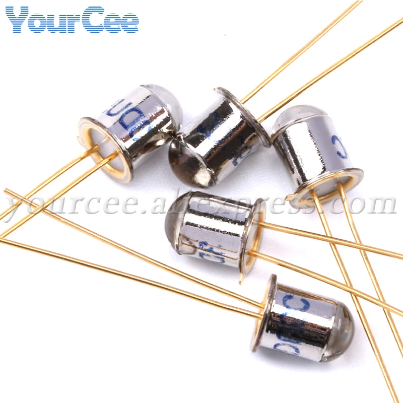 10 pcs 3DU5C Silicon Phototransistor Transistor 2-feet Metal Package
