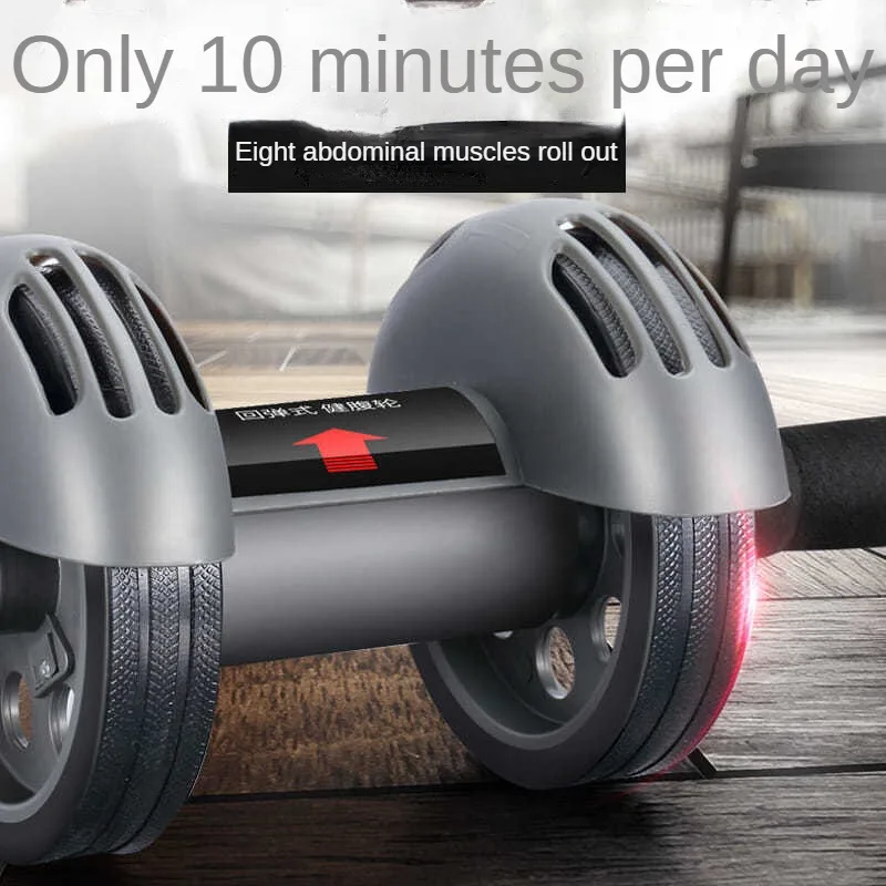 Automatic-Rebound-Abdominal-Wheel-Fitness-Equipment-Muscle-Intensifier ...