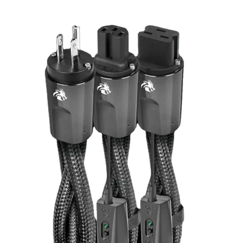 Hi-End Dragon Source High Current US/EU Plug Adapter Connector AC Power ...