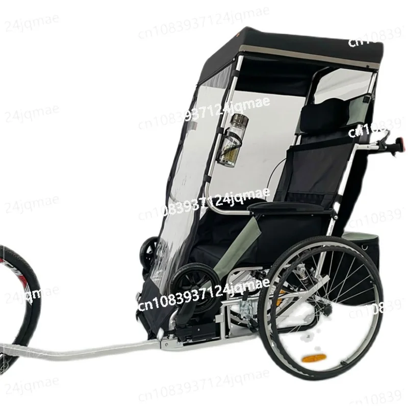 Bicycle-Trailer-Electric-Vehicle-Aluminum-Alloy-Folding-Elderly ...