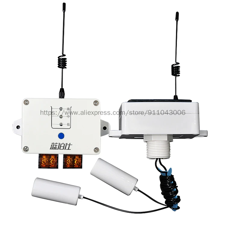 Wireless Water Level Controller Remote Control Water Tower Pool Water ...