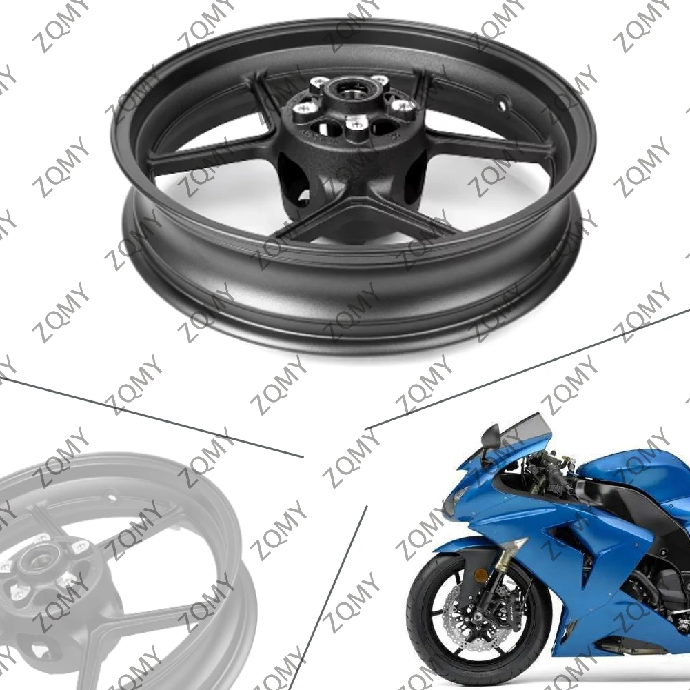 Aluminum Motorcycle Front Wheel Rim For Kawasaki Ninja ZX6R ZX-6R 2005 ...