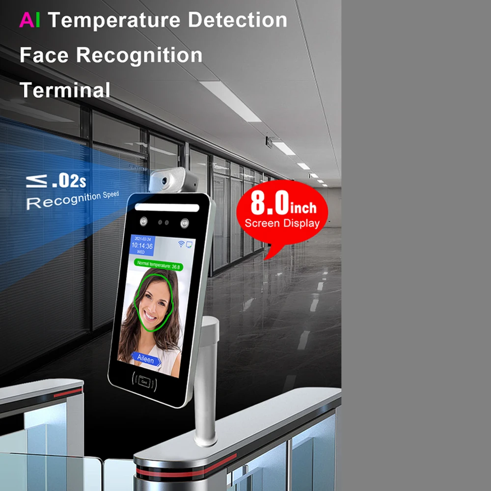 8-inch-Face-Recognize-Body-Temperature-Facial-Recognition-Ip-Camera ...
