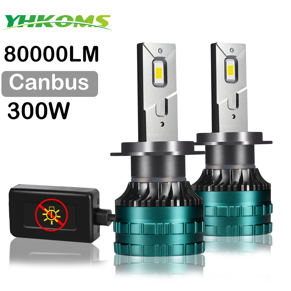 YHKOMS-Canbus-Car-LED-Headlight-H4-LED-H7-LED-H8-H9-H11-H1-9005-HB3 ...