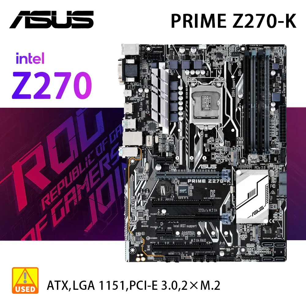 Asus-PRIME-Z270-k-motherboard-adopts-Intel-Z270-chipset-the-LGA-1151-seventh-generation-sixth ...