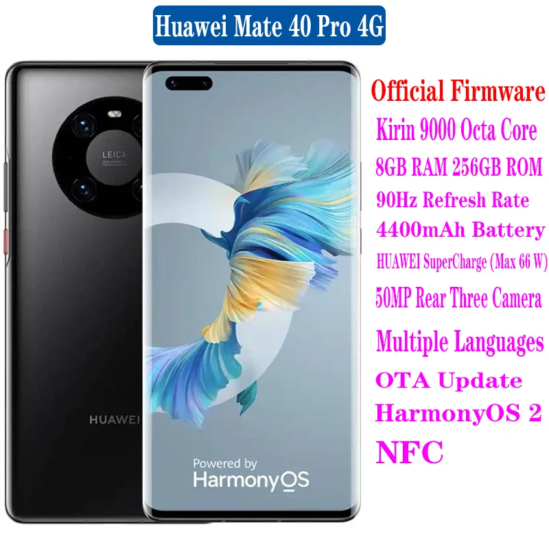 Huawei-tel-fono-inteligente-Mate-40-Pro-4G-Original-oficial-8GB-de-RAM ...