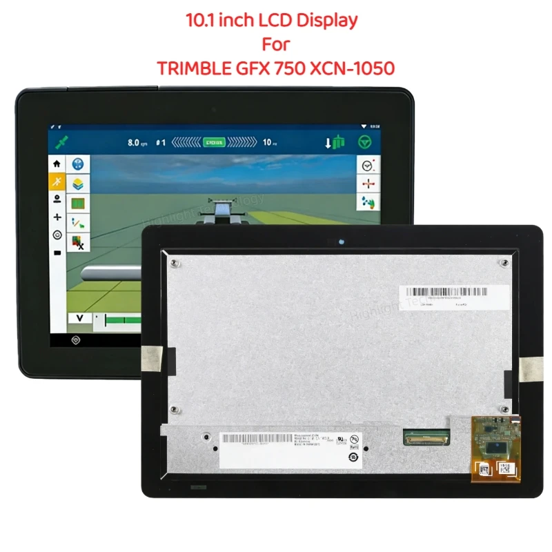10.1 " LCD Touch Screen Assembly for Trimble GFX 750 XCN-1050 ...