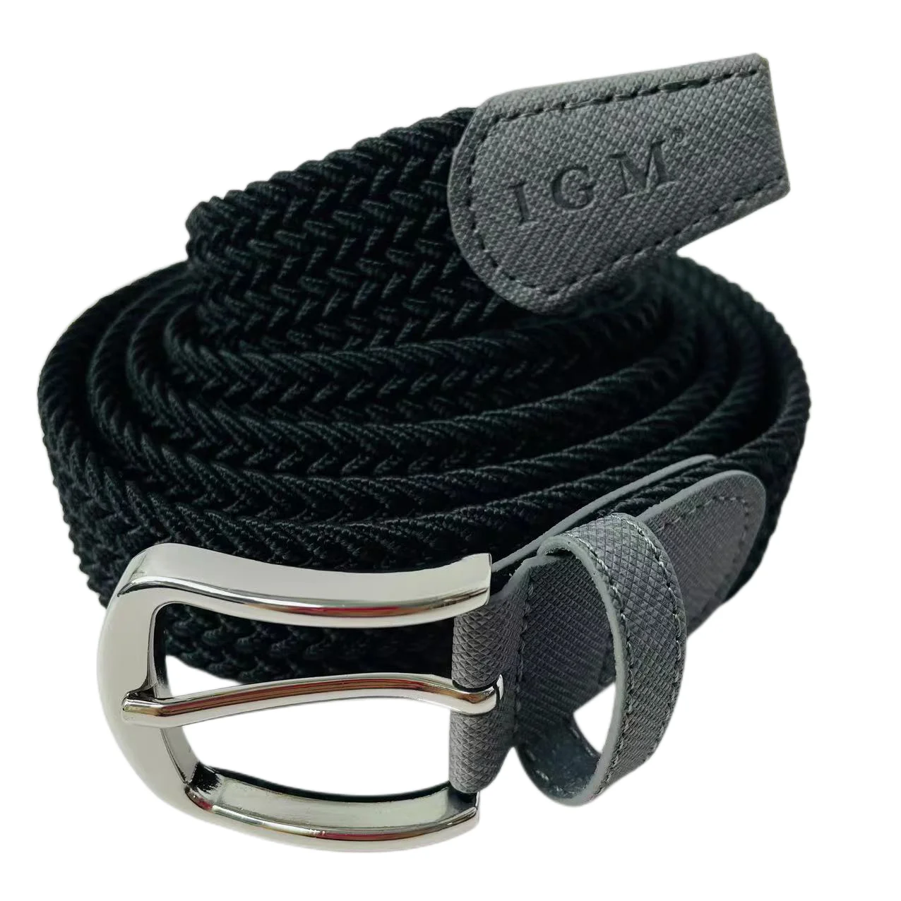 Men-s-Extra-Long-Belt-140-180CM-Braided-Elastic-belt-non-porous ...