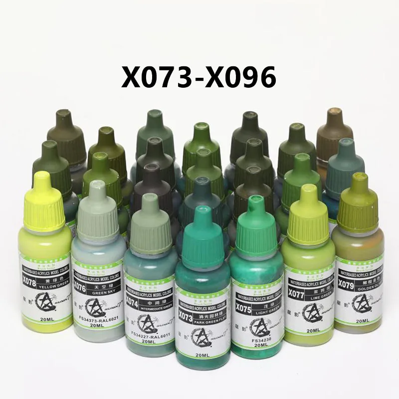 20ml-X73-X96-Craft-Water-Based-Flat-Acrylic-Art-Paint-Coating-For-DIY ...