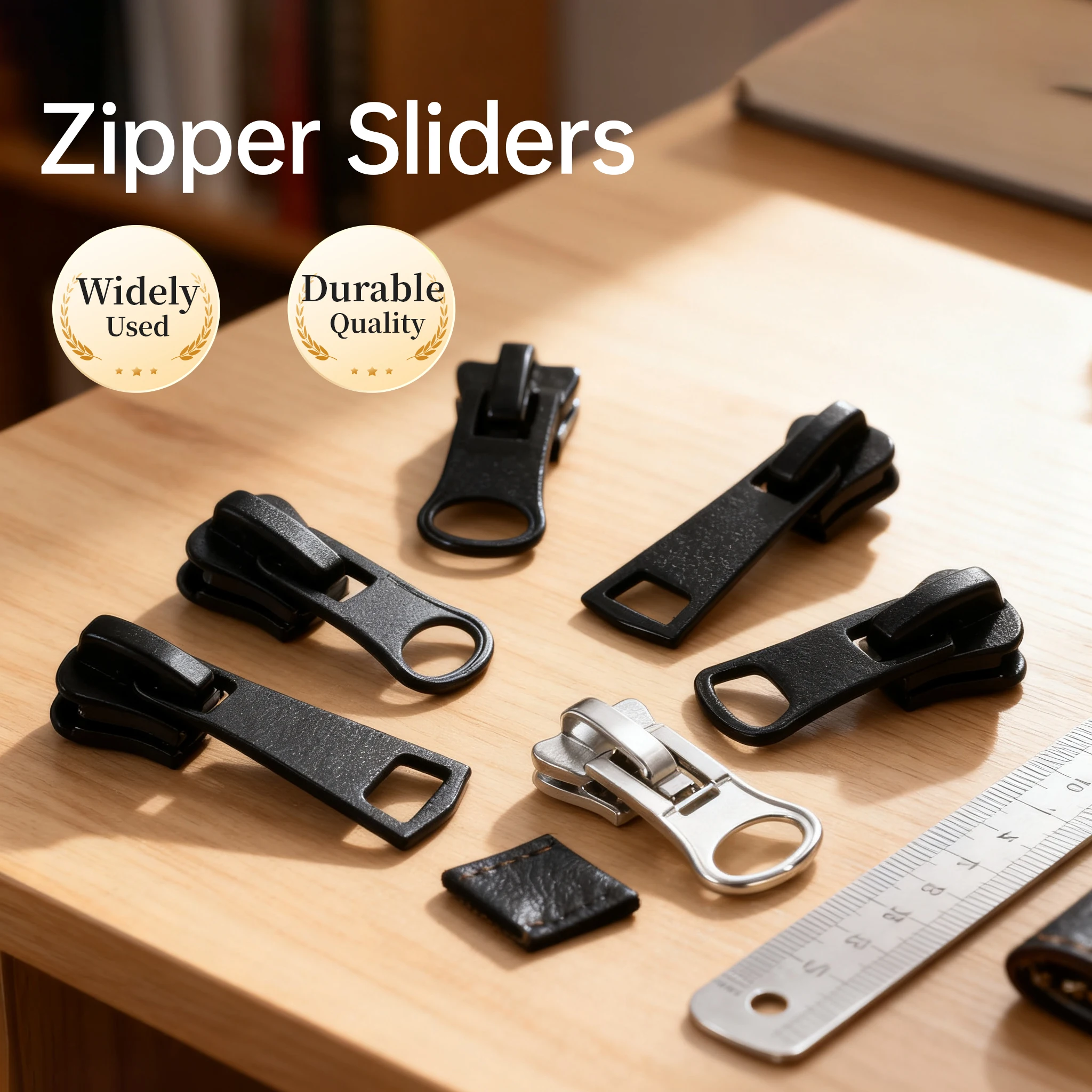 10Pcs Meetee Zipper Sliders for Resin Zips 3# 5# 8# 10# 15# Bag Jacket ...