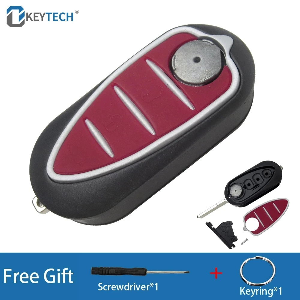 OkeyTech-3-Buttons-Folding-Flip-Car-Remote-Key-Shell-For-Alfa-Romeo ...