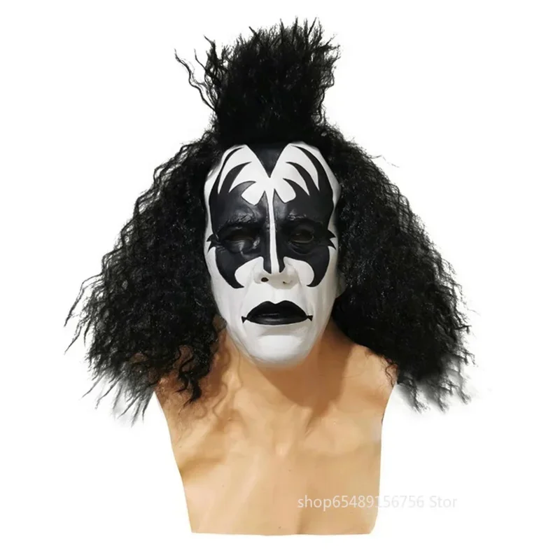 Halloween-Kiss-Band-Gene-Simmons-Punk-Mask-Latex-Cosplay-Chaim-Witz ...
