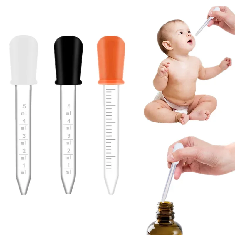 5ML Medicine Dispenser for Baby Child Food Grade Silicone Medicine ...