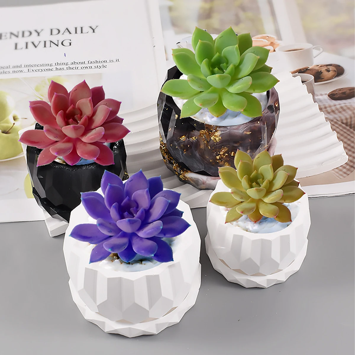 Crystal Flower Pot Favor