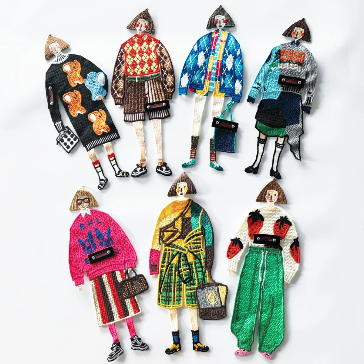 Embroidery Fashion Woman Badges,girl Patch,charactor Cartoon Girls ...