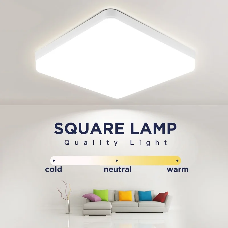 LED-Ceiling-Lamp-Square-Led-Panel-Light-Fixture-for-Living-Room-Home ...